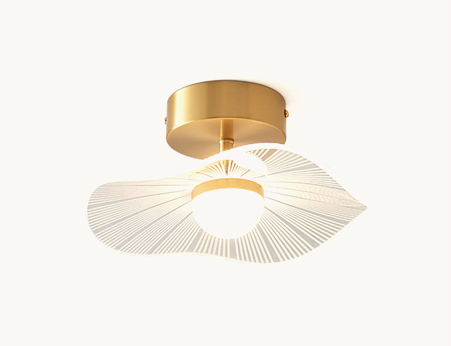 Acrylic Lotus Leaf Ceiling Light