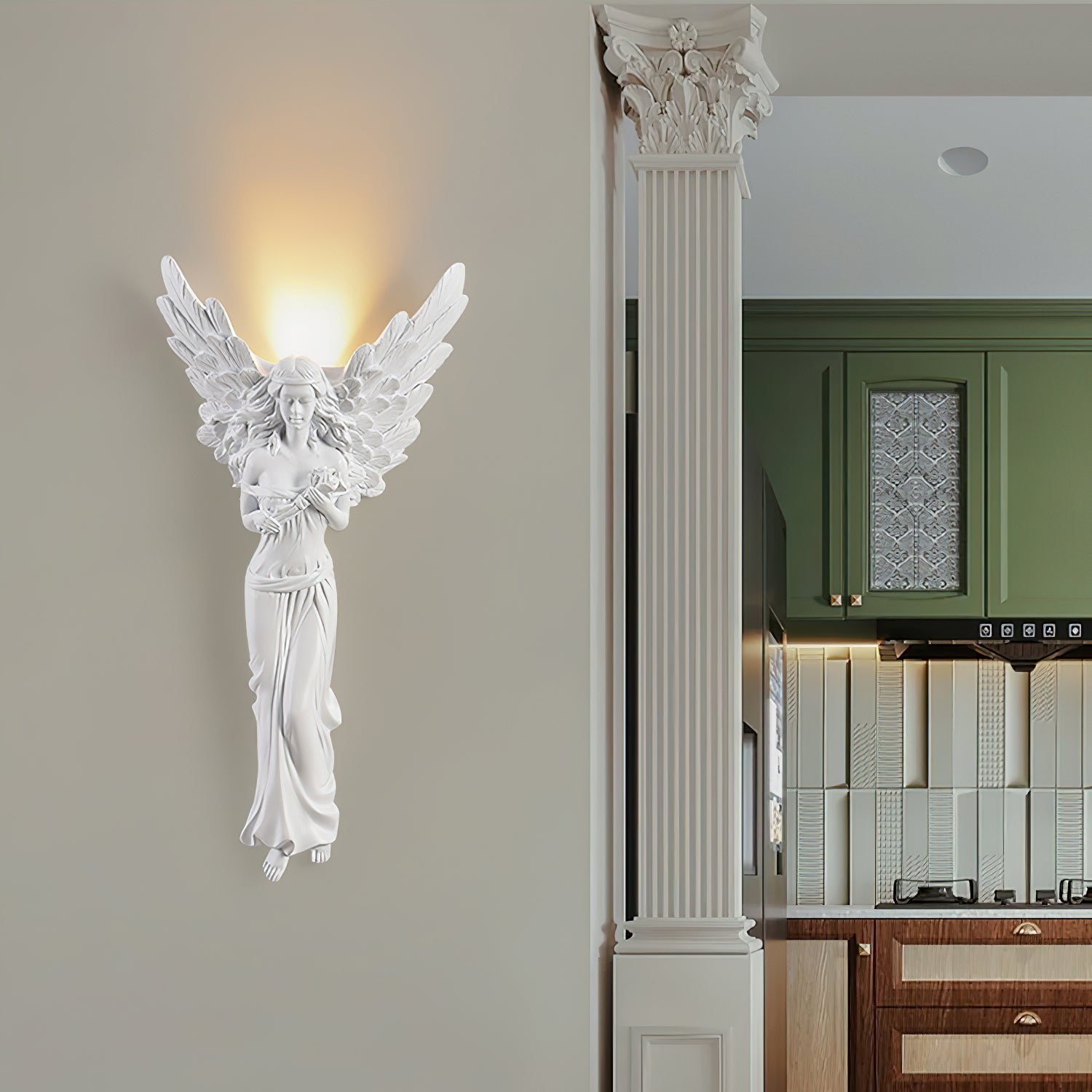 Angel Resin Wall Lamp – Mooijane