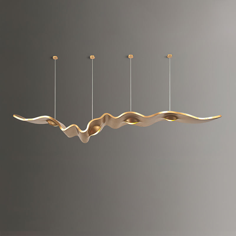 Gold Ribbon Chandelier – Mooijane