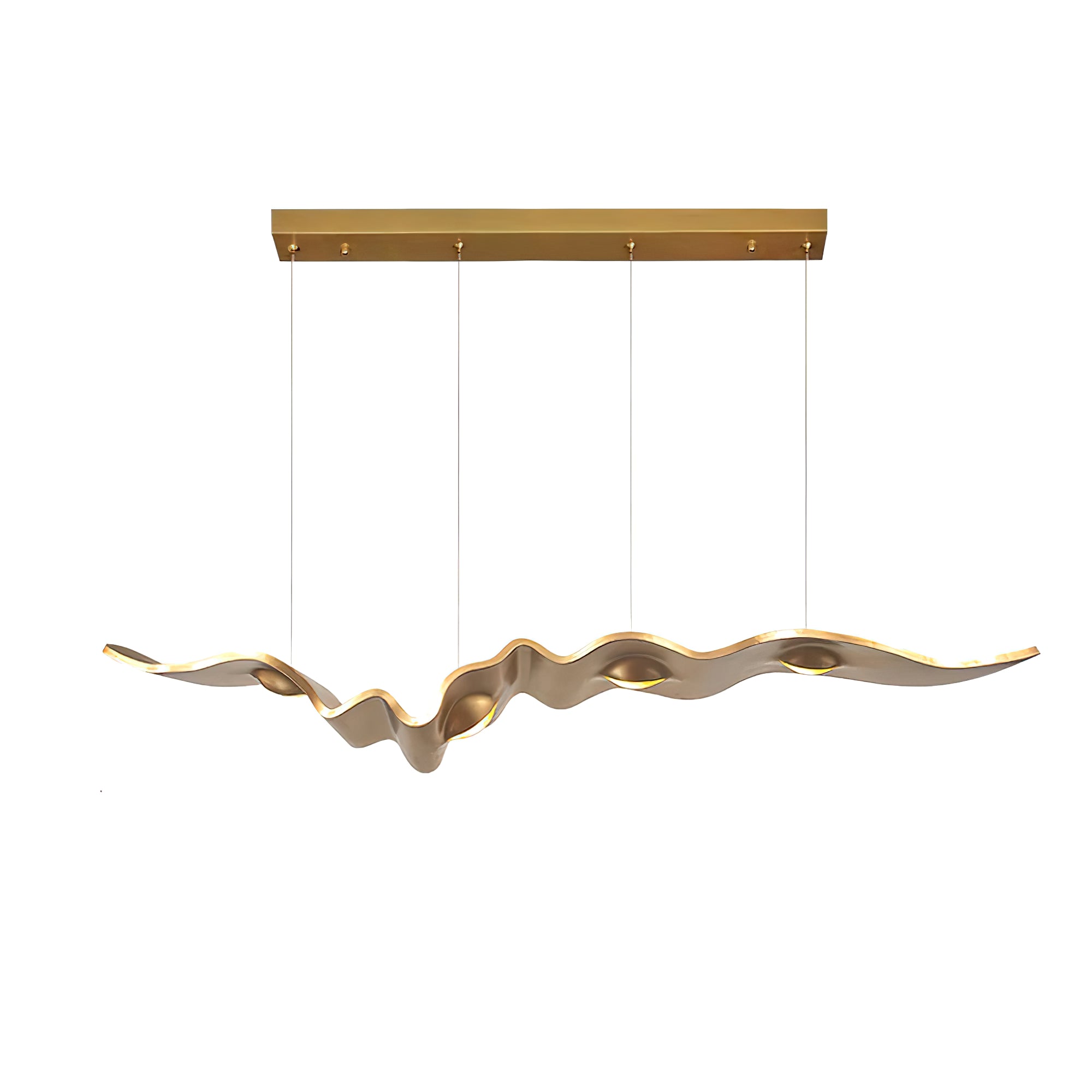 Gold Ribbon Chandelier – Mooijane
