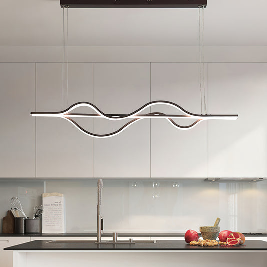 Minimalist Strip Wavy Pendant light – Mooijane