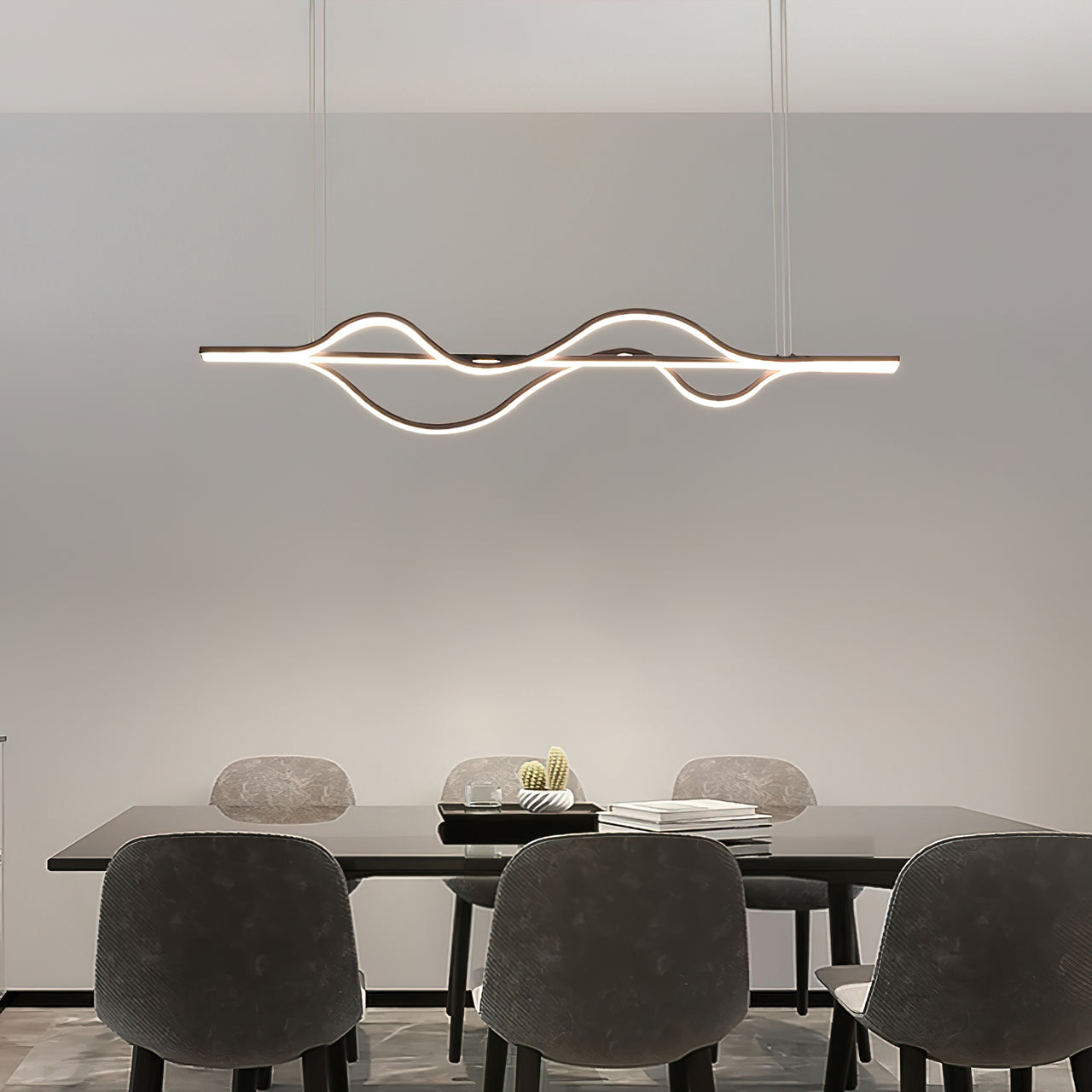 Minimalist Strip Wavy Pendant light – Mooijane