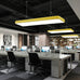 Modern LED Rectangular Office Pendant Light – Mooijane