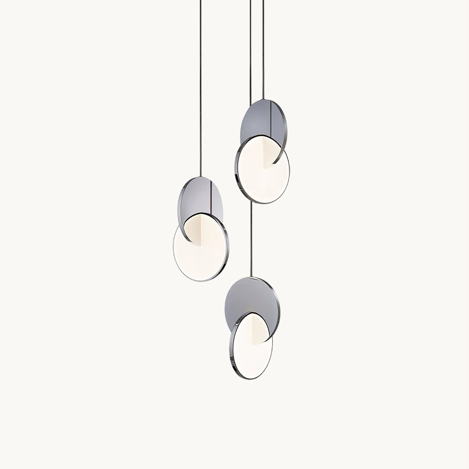 Overlapping Circular Pendant Light – Mooijane