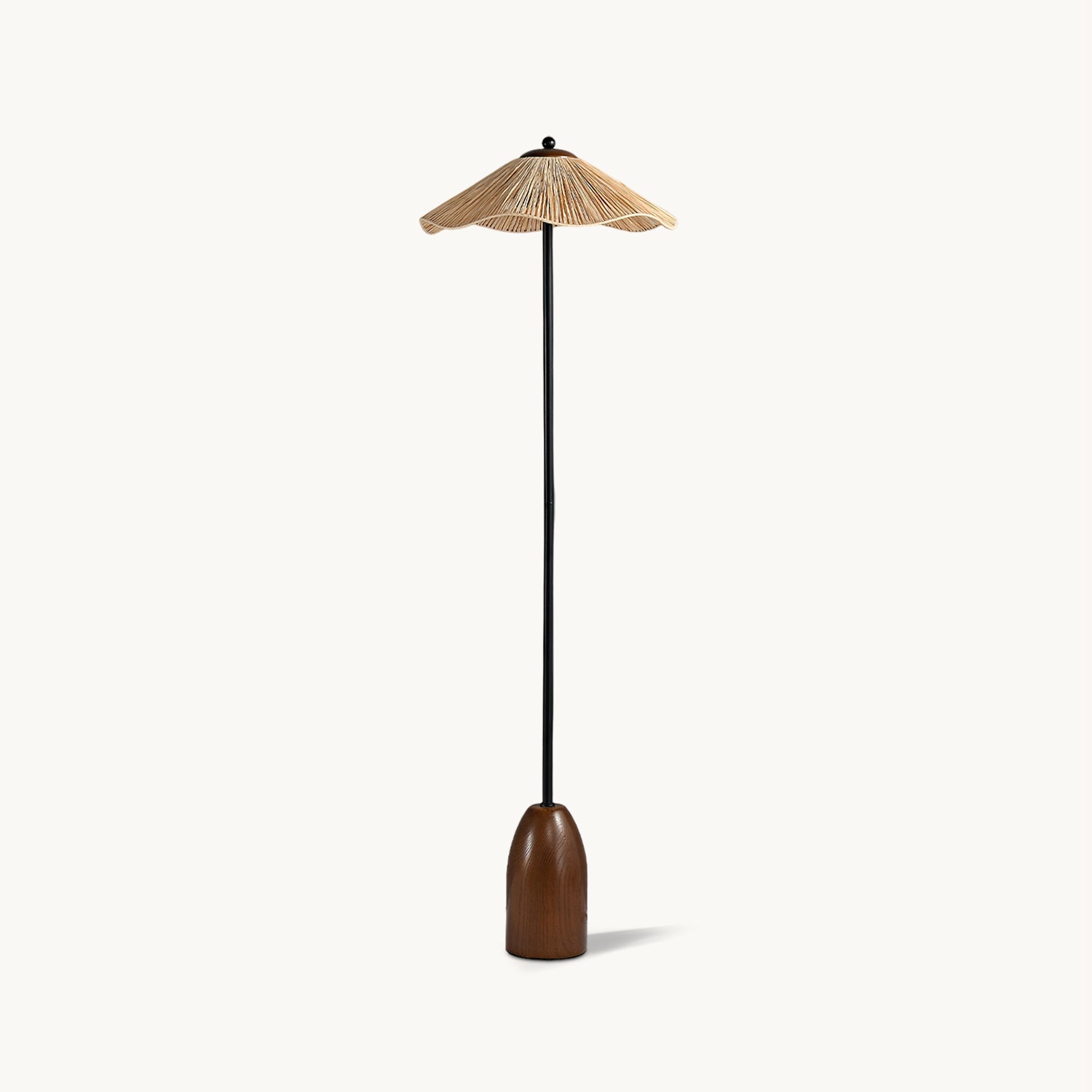 Retro Straw Hat Floor Lamp – Mooijane