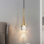 Simple Drop-Shaped Crystal Pendant Lamp – Mooijane