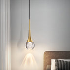 Simple Drop-Shaped Crystal Pendant Lamp – Mooijane